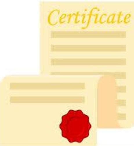 CT KHDA CERTIFICATE